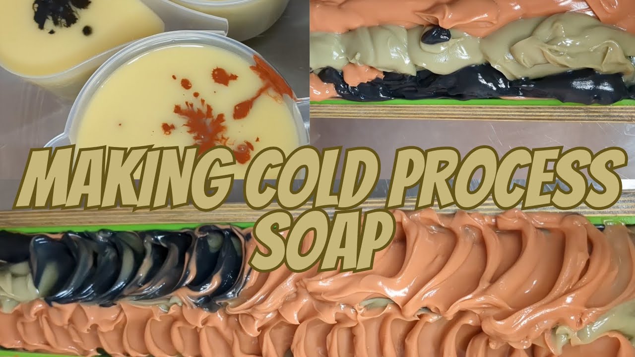 Making Cold Process Soap With Natural Colorants For Soap Business In ...
