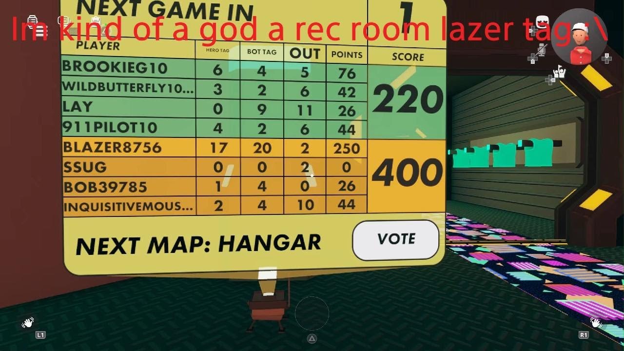 Im kind of a god a rec room lazer tag :\ - YouTube