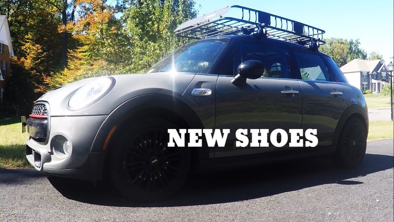 OMG THEY’RE AMAZING!!!-MINI COOPER S GETS NEW SHOES - YouTube