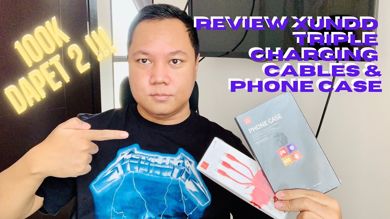 XUNDD Unboxing and Review HP iPhone Case & Triple Charging Cables - YouTube