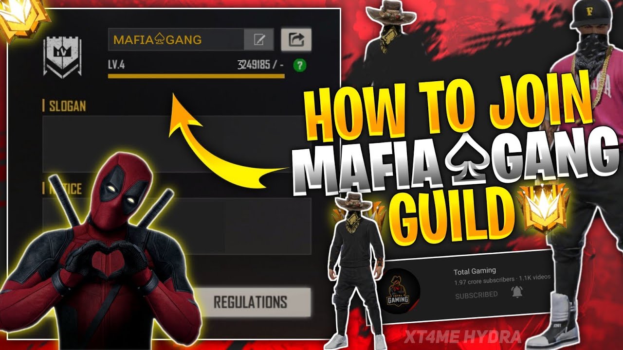 How To join "MAFIA GANG" Guild In Free Fire || How To Join TOTAL GAMING ...
