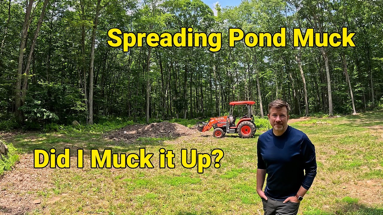 Spreading Pond Muck on a Field: Because Fertilizer Was Too Easy - YouTube