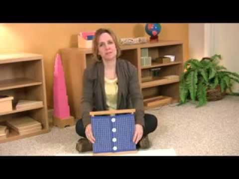 Montessori Practical Life Lesson Buttoning Frame - YouTube