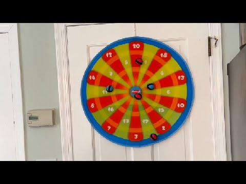 PopOut Darts Kids Hook and Loop Ball Target Game,Multi,00193 - YouTube