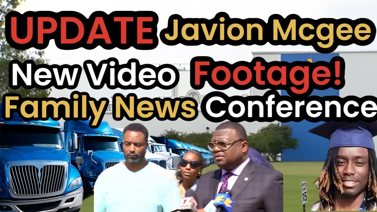BREAKING NEWS! UPDATE! New Video Footage of Javion McGee Released ...
