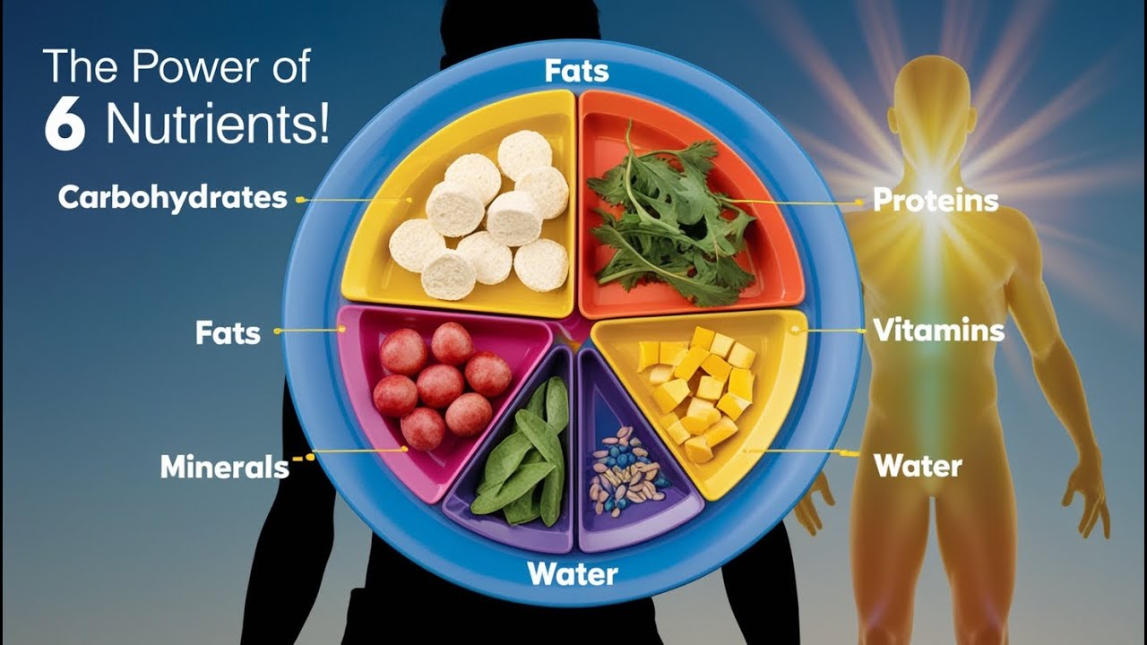 Know how the six basic nutrients affect your body - YouTube