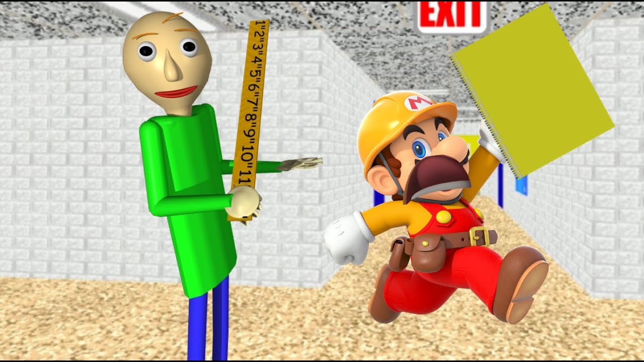 I made Baldi's Basics in Super Mario Maker 2 - YouTube