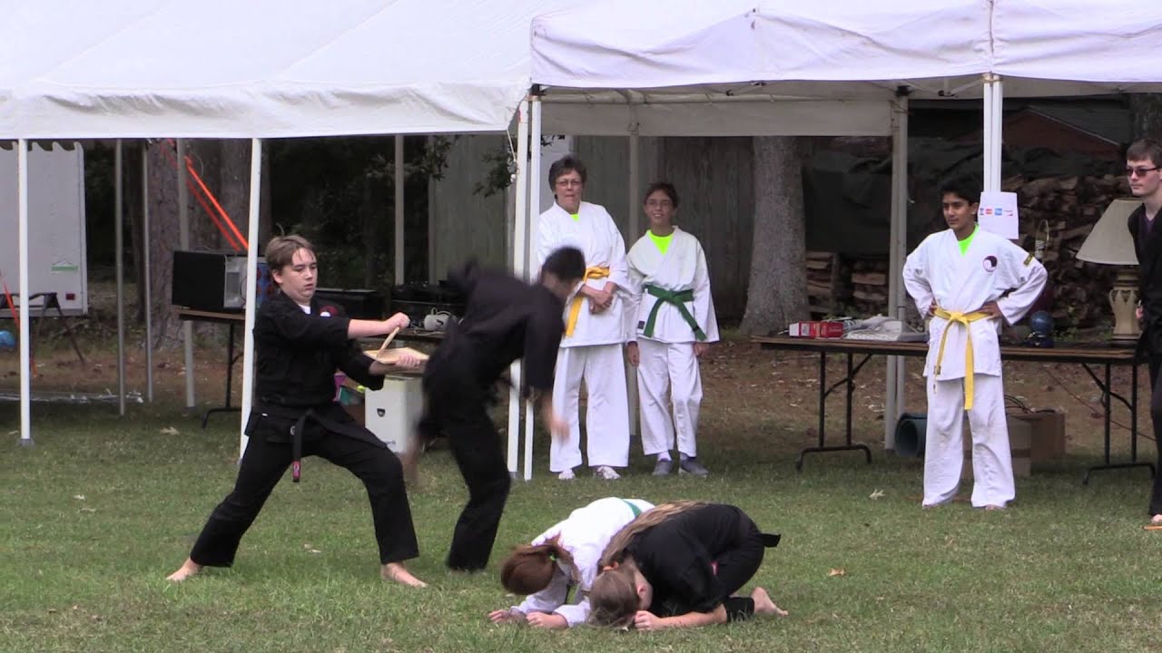 2015 Church Bazaar Demo - Zanshinkan Karate Demo Team - YouTube