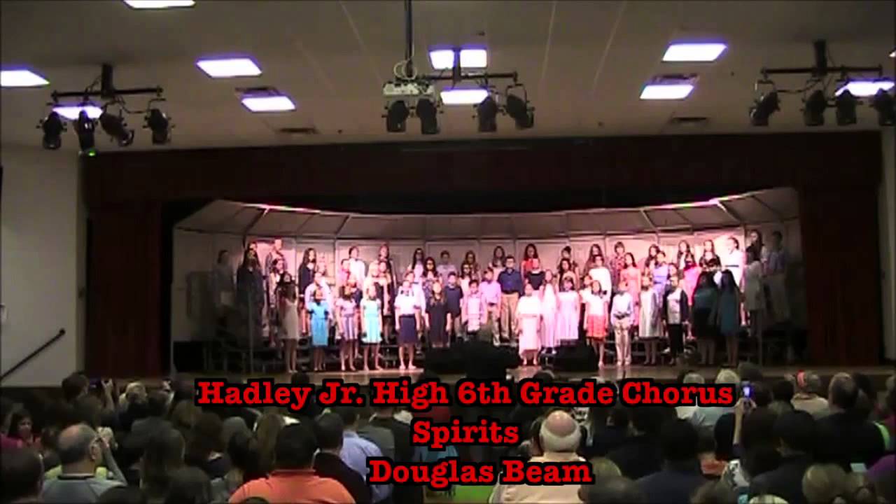 Hadley Jr. High 6th Grade Chorus - Spirits - YouTube
