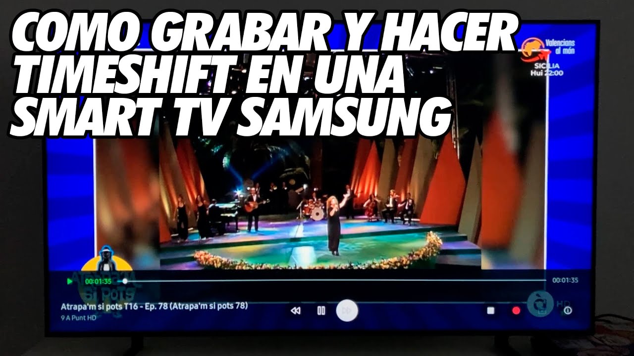 Como Grabar la Señal de Television y Hacer Timeshift en un Smart TV ...