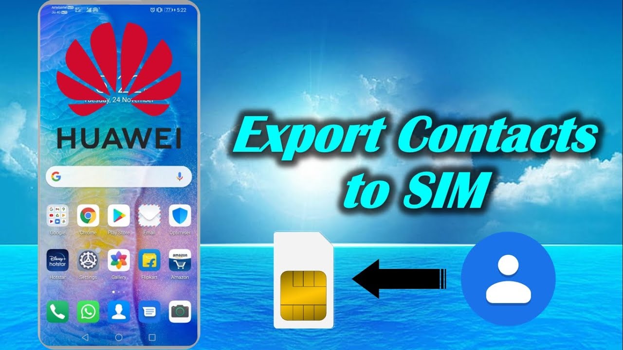 How To Export Contacts To SIM In Huawei YouTube How To Export Contacts To SIM In Huawei YouTube
