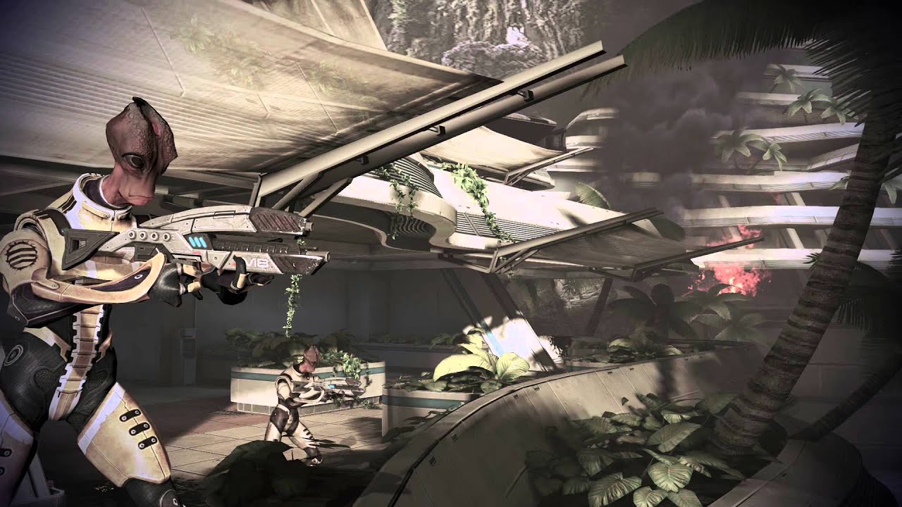 Mass Effect 3 Salarian Firefight on Sur'Kesh Dreamscene Video Wallpaper ...