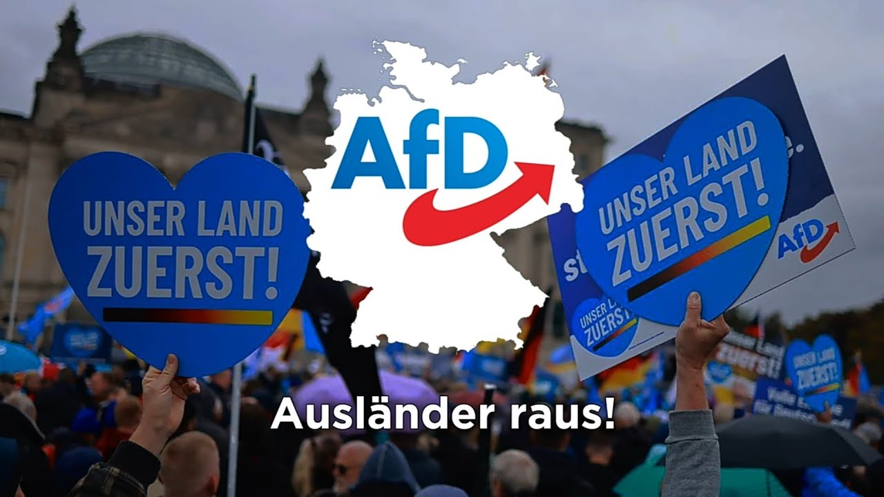 "Ausländer raus!" – song about German migrants 2024 - YouTube