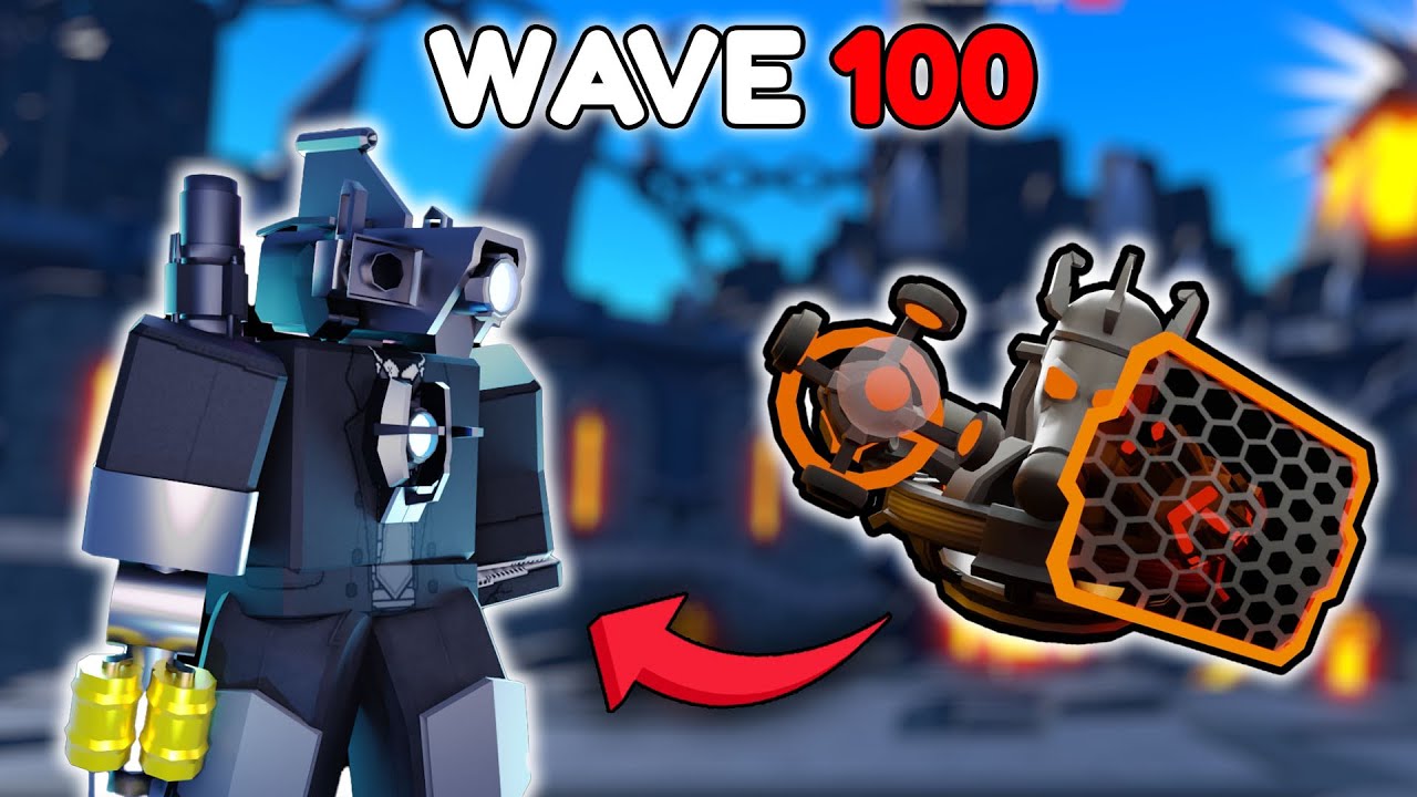 I Got WAVE 100 Using the TOXIC UTC (Toilet Tower Defense) - YouTube