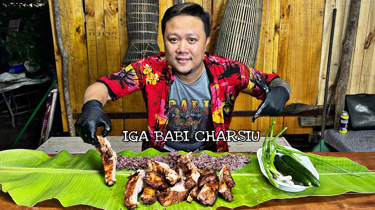 RESEPI IGA BABI CHARSIU TANPA BAKAR // DAGING EMPUK SENANG DI MASAK ...