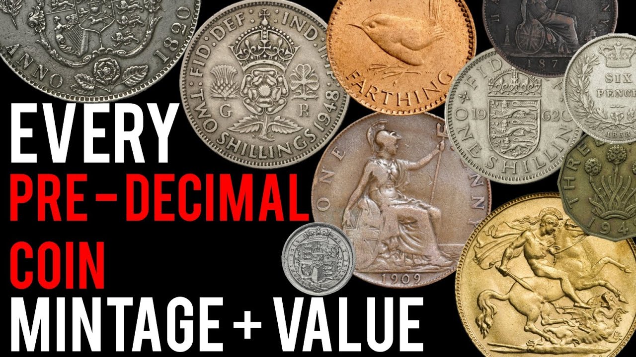 Every Pre-Decimal Coin - Mintage + Value - YouTube
