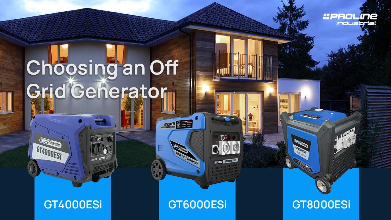 Choosing an Off Grid Generator - The GT range with Proline Industrial ...