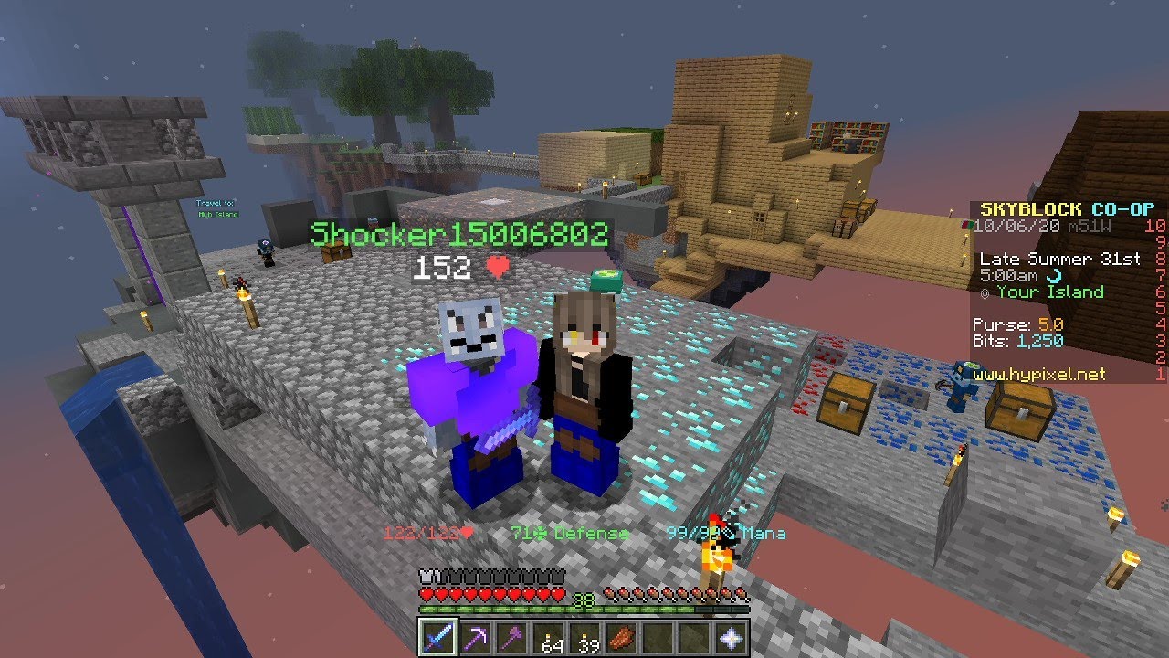 Hypixel Skyblock #10 Building a Mob Farm - YouTube