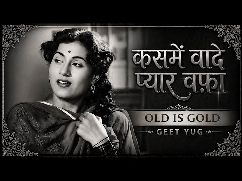 Kasme Vaade Pyar Wafa 💔 | 90s Filmy Gaane | Evergreen Hits  song | Geet yug