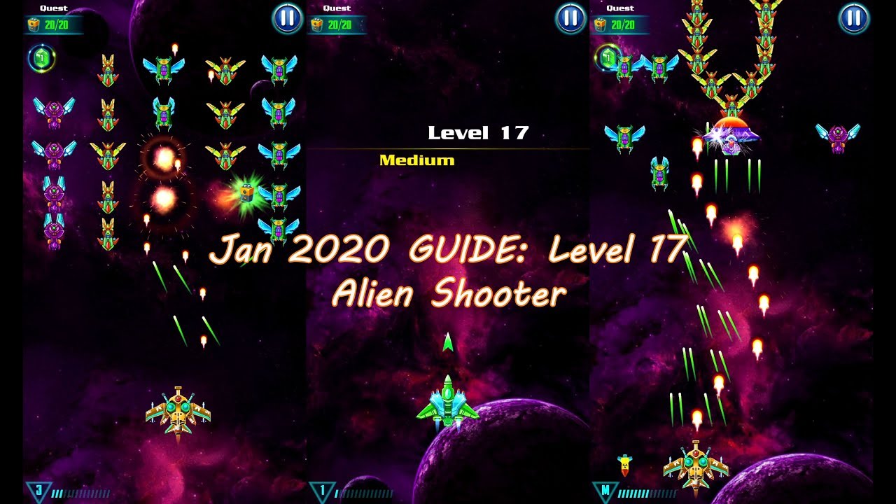 Jan 2020 GUIDE: Level 17 Alien Shooter | Tips Tricks for Game Player ...