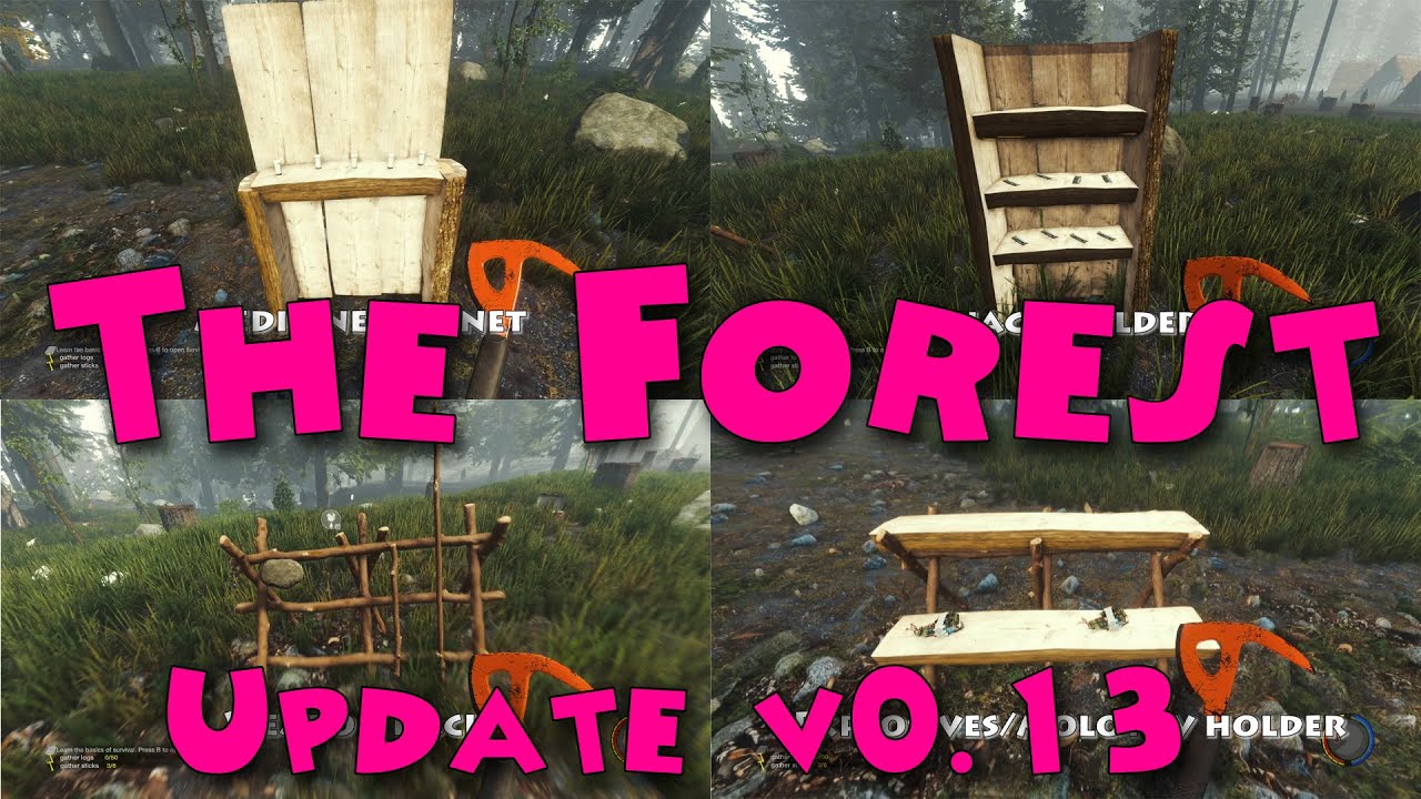 The Forest - New buildable items - YouTube