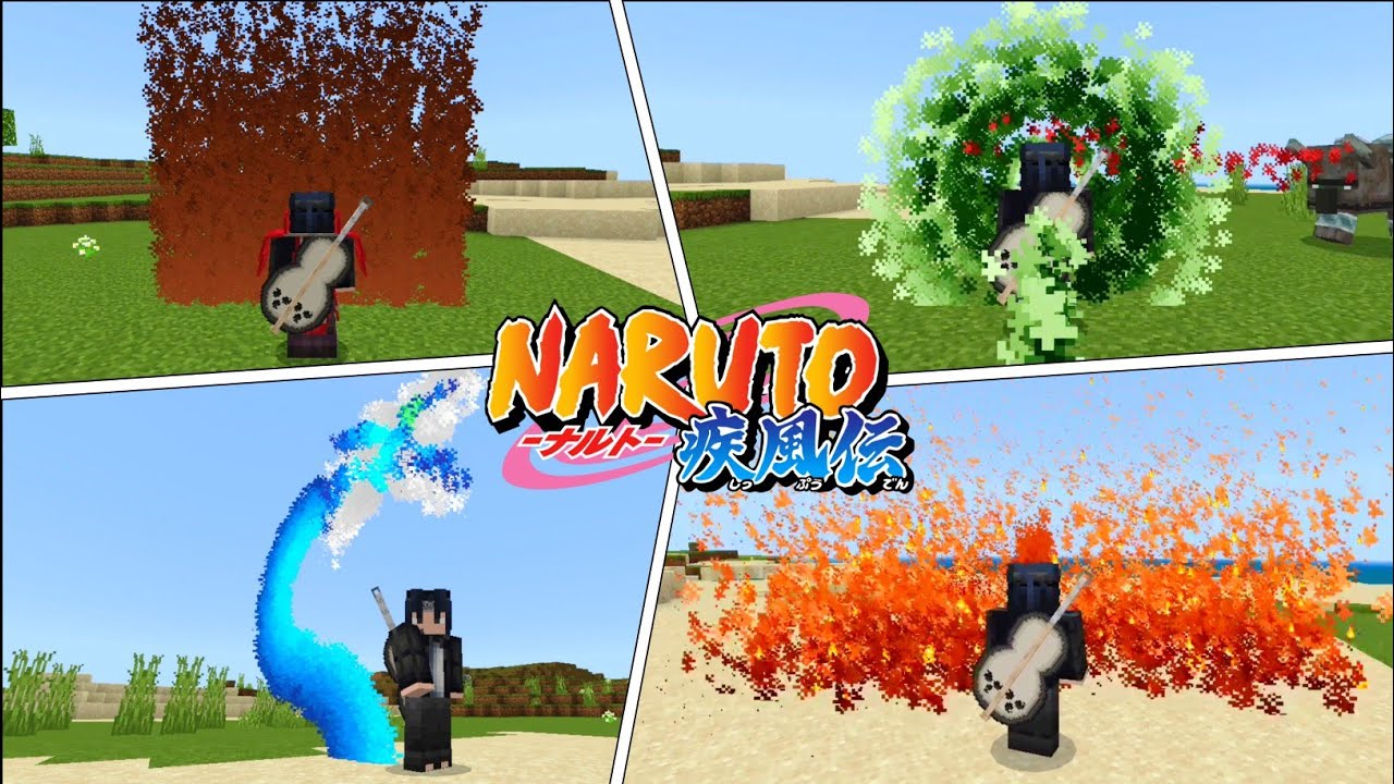 Naruto Shinobi no Michi Addon For Minecraft PE/Bedrock 1.19 | Naruto ...