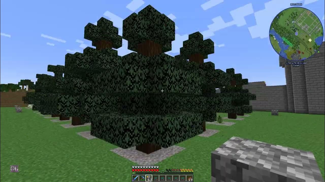 Modded Minecraft - 60 - Semi Auto Tree Farm w Manual Replanting (Using ...