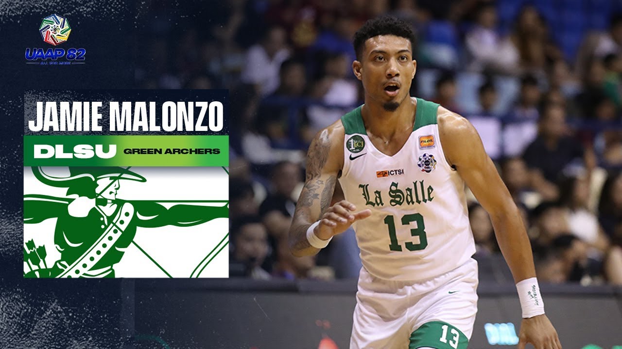 Best of Jamie Malonzo | DLSU | UAAP 82 MB Round 2 - YouTube