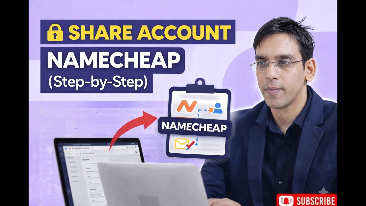 How to Invite Someone to get access to your Namecheap Account?? - YouTube