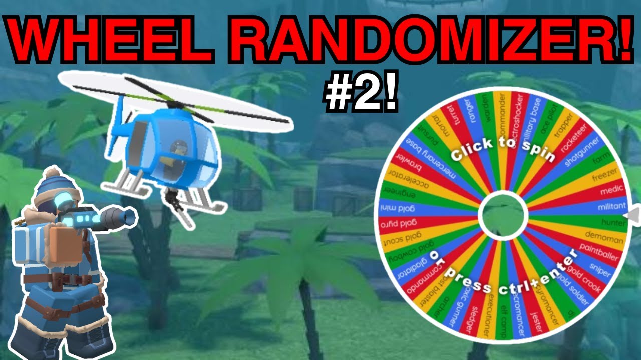 WHEEL RANDOMIZER #2! | Tower Defense Simulator - YouTube