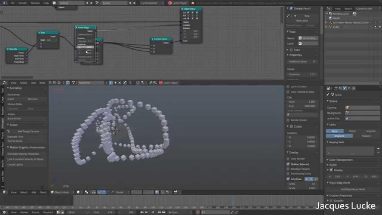 Animation Nodes Addon for Blender - video 12 [partially deprecated] - YouTube