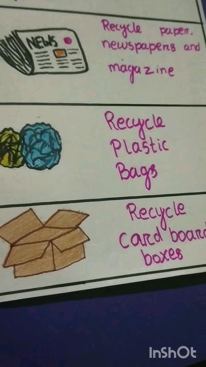 3Rs project for beginners ll School project #shorts #3r - YouTube