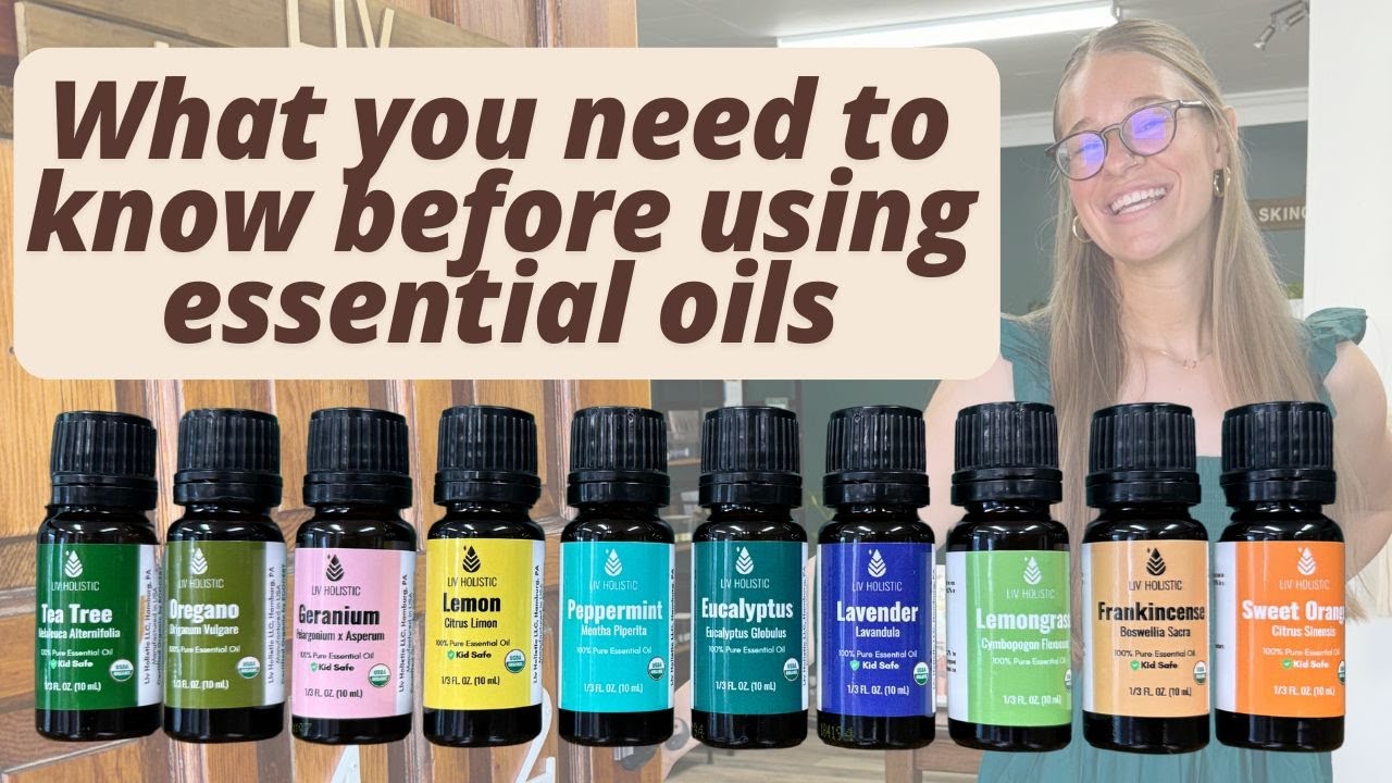 How to use essential oils safely (Liv Holistic) - YouTube