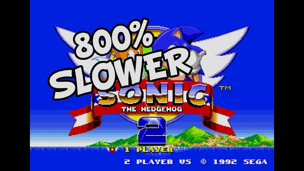 Sonic 2 theme song - 800% slower - YouTube