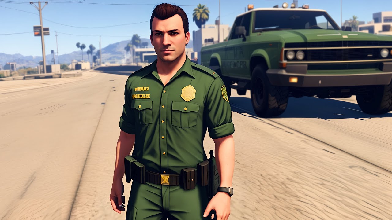 GTA V The Civil Border Patrol Ultra graphics on RTX 3060 4K - YouTube