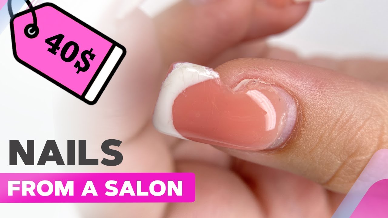 Fixing Nails from a Top Nail Salon | Dual Forms and Floral Vibes - YouTube