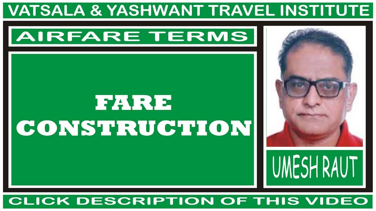 FARE CONSTRUCTION | AIRFARE TERMS - YouTube