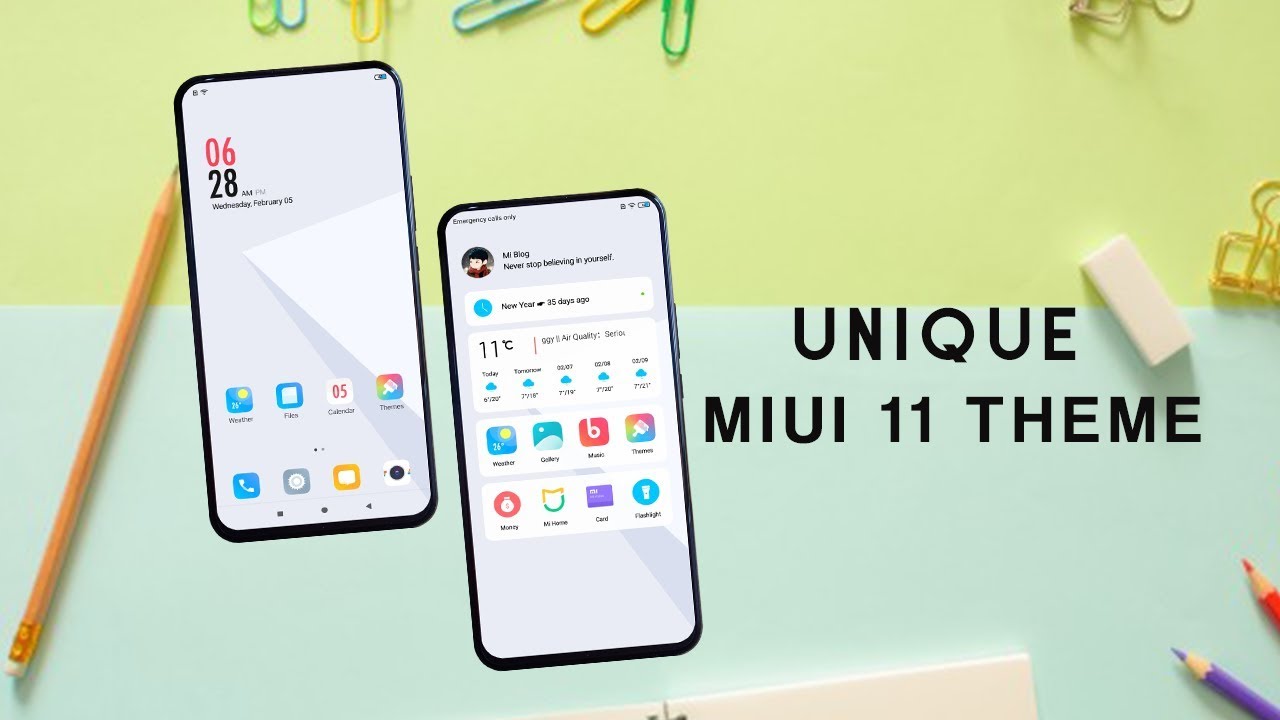 Unique MIUI 11 Theme For Redmi Phones | Download Now🔥 - YouTube