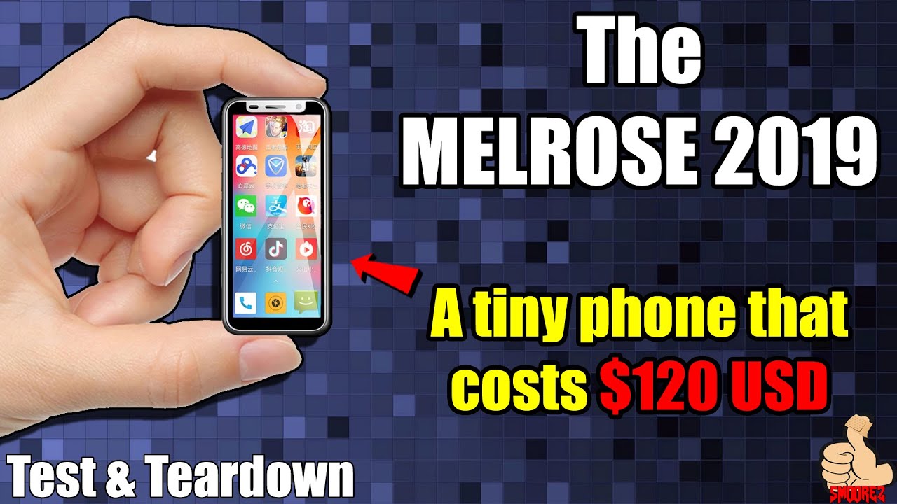 The MELROSE 2019 - A TINY Phone that costs $120 USD...is it even worth ...