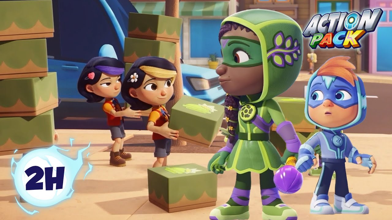 Hero Chores! 🌟 Action Pack Lends a Helping Hand! | Action Pack | Kids ...