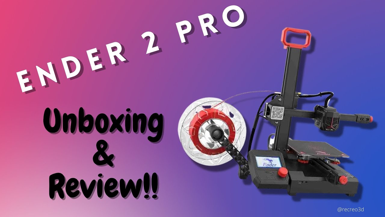 Creality Ender 2 Pro Unboxing & Review! - YouTube