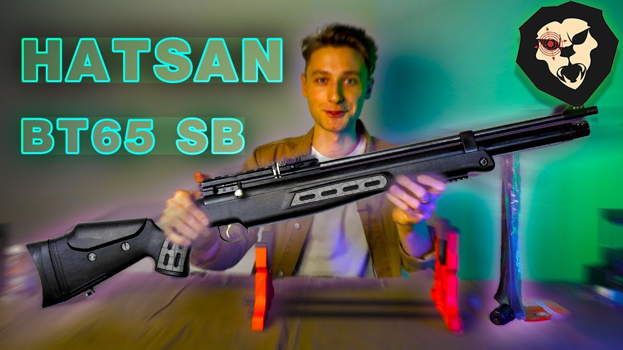 ОБЗОР Пневматическая винтовка Hatsan BT65 SB 6.35 мм (PCP, пластик ...