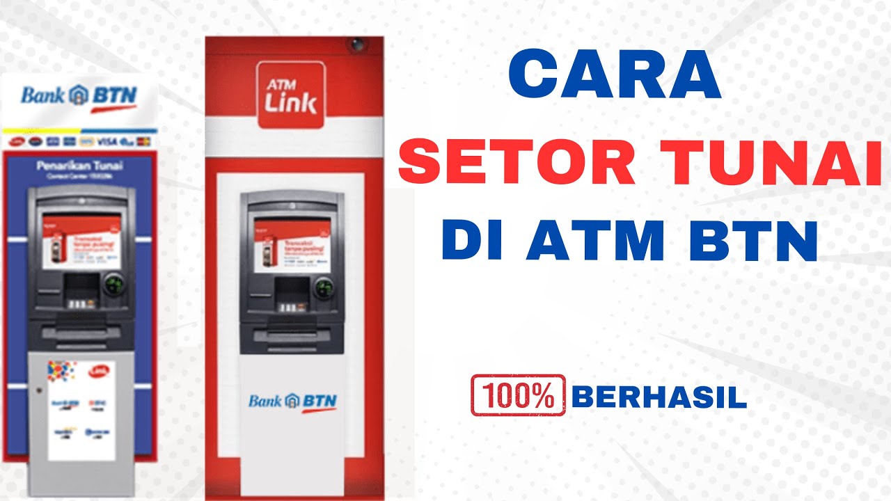 Cara Setor Tunai di ATM BTN Terbaru - YouTube