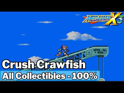 Crush Crawfish – All Items (100%) | Mega Man X3