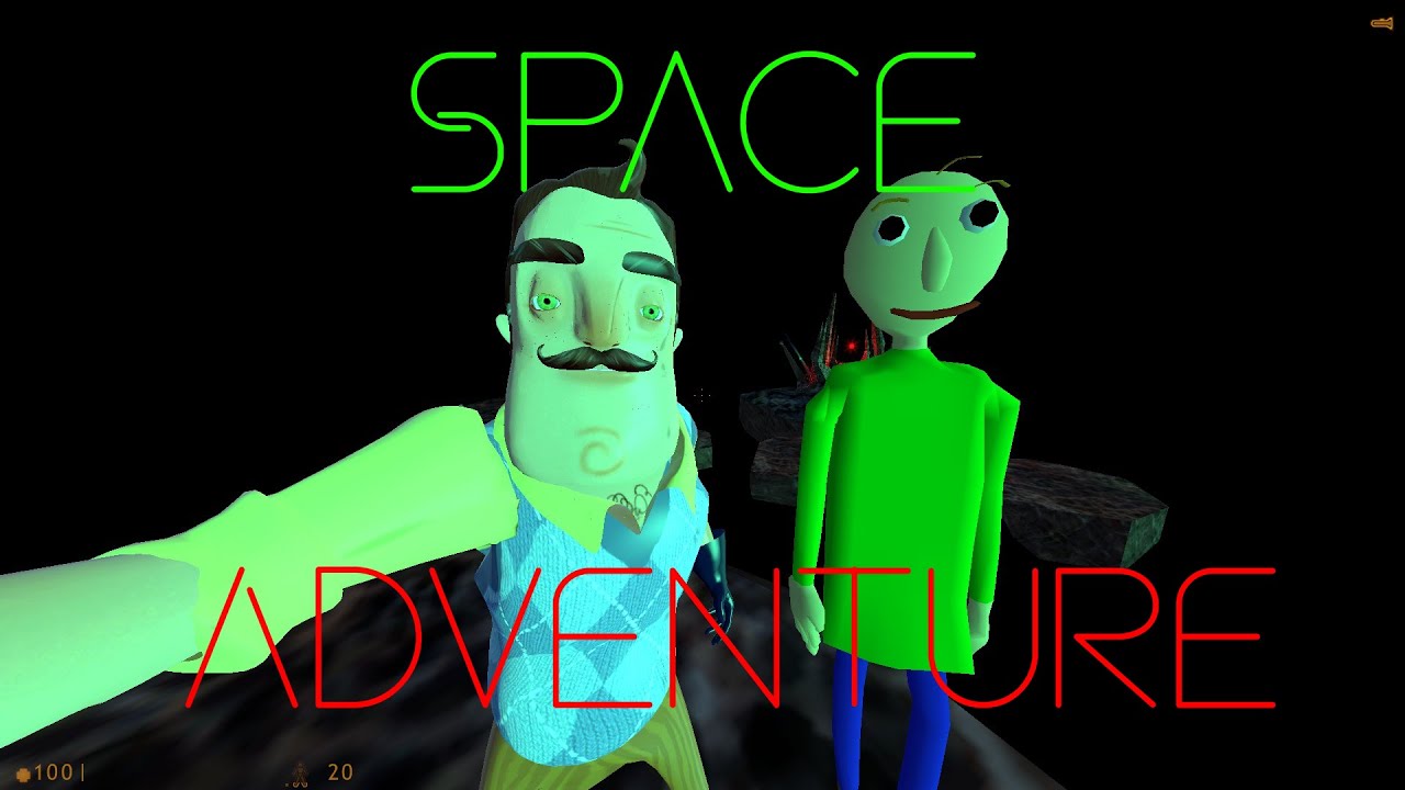 Baldi and Mr. Peterson's Space Adventure - YouTube