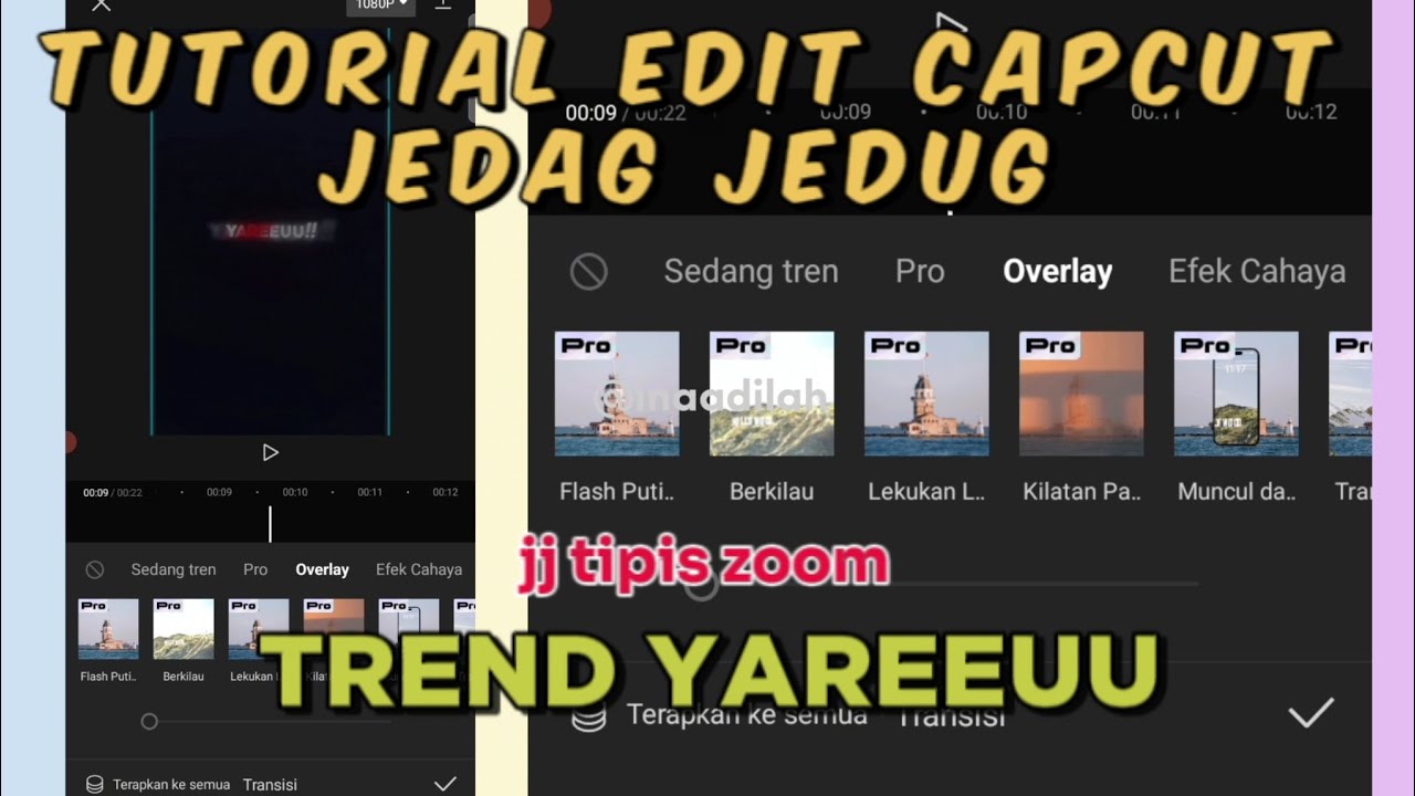 Tutorial edit jedag jedug "TREND YAREEUU" - YouTube