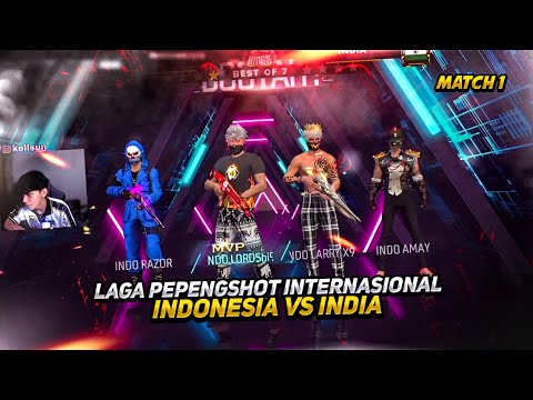 [MATCH 1] LAGA PEPENGSHOT INTERNASIONAL INDONESIA VS INDIA - Battle OF Kings