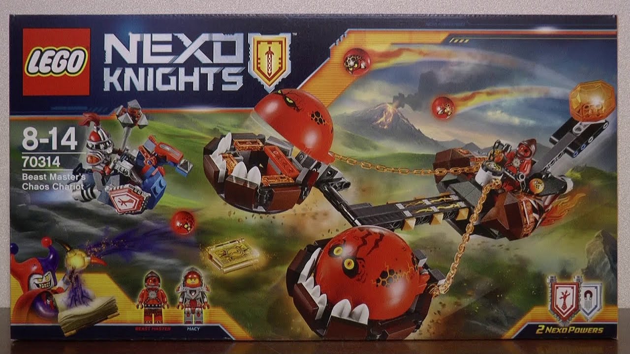 LEGO Nexo Knights 70314 Rydwan Władcy Bestii - YouTube