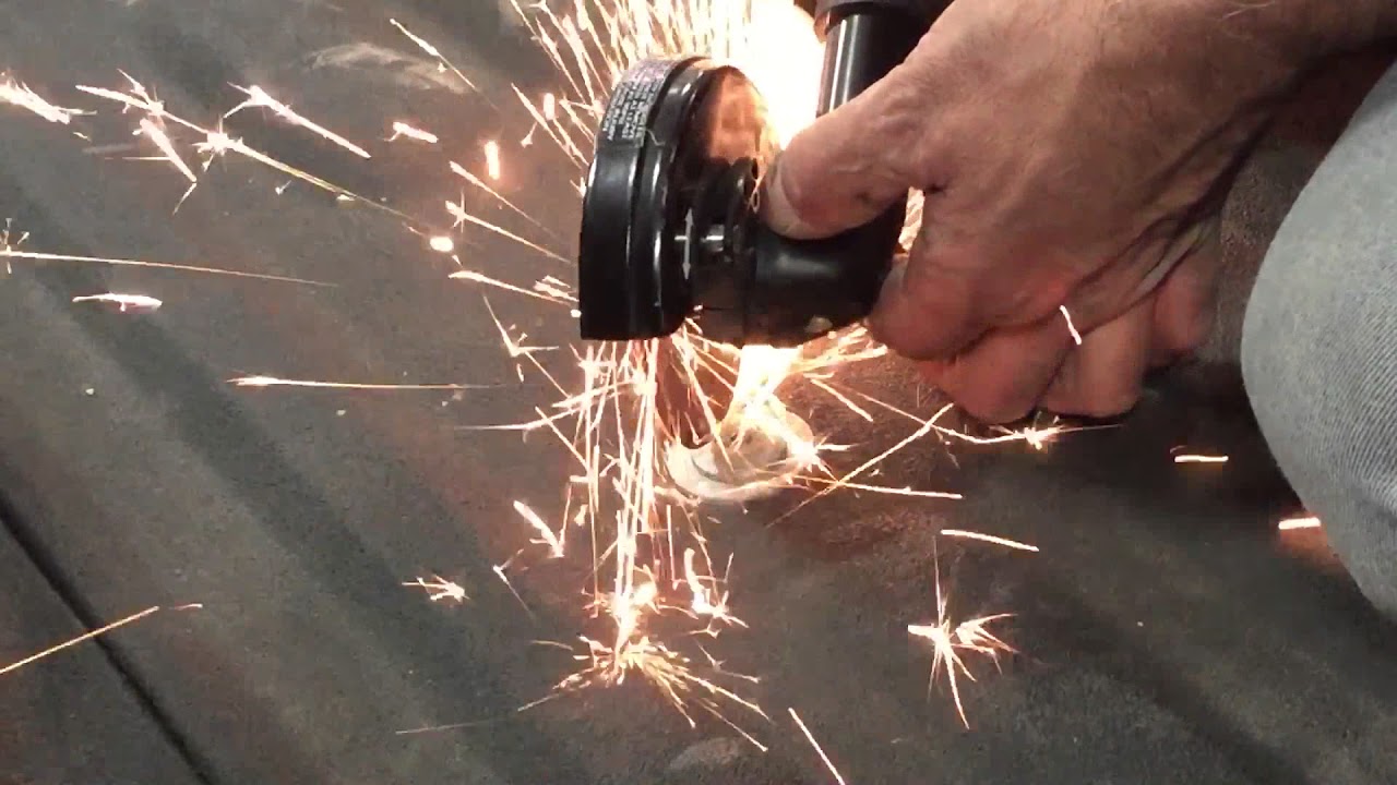 Ford truck bed removal with corroded hardware - YouTube