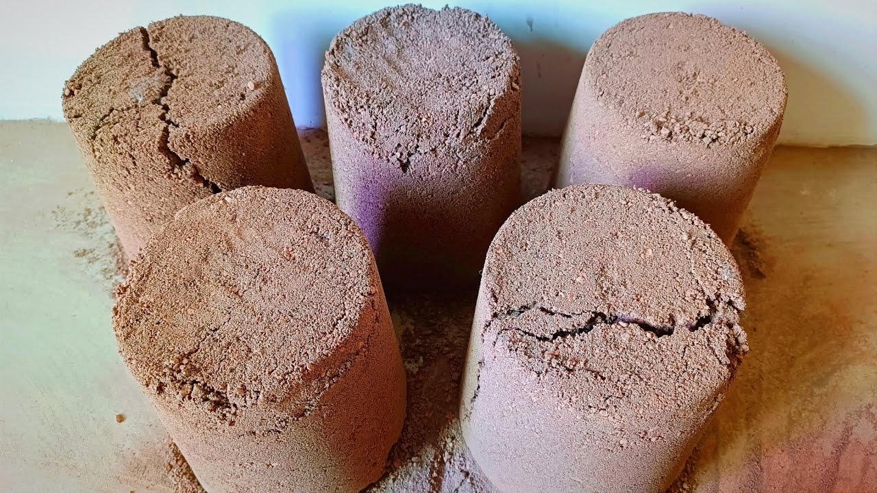 🤩Giant Buckets Soft Gritty Red dirt Crunchy Dusty Relaxing💆 Sounds Dry ...